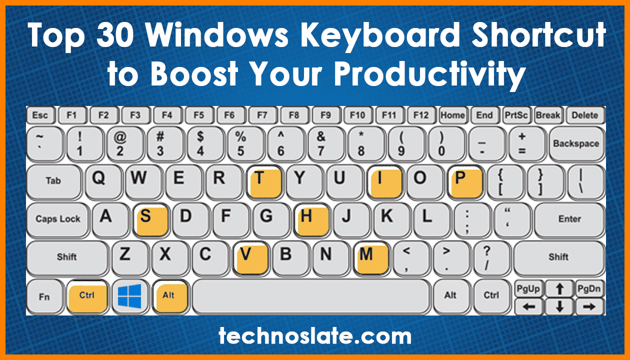 Top 30 Windows Keyboard Shortcuts to Increase Productivity